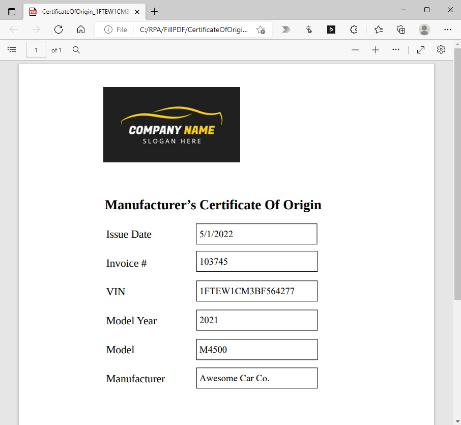 Fill PDF Form Fields 5x Faster With Power Automate Desktop