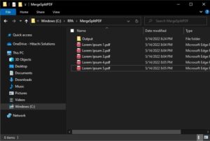 Merge & Split PDF Files With Power Automate Desktop
