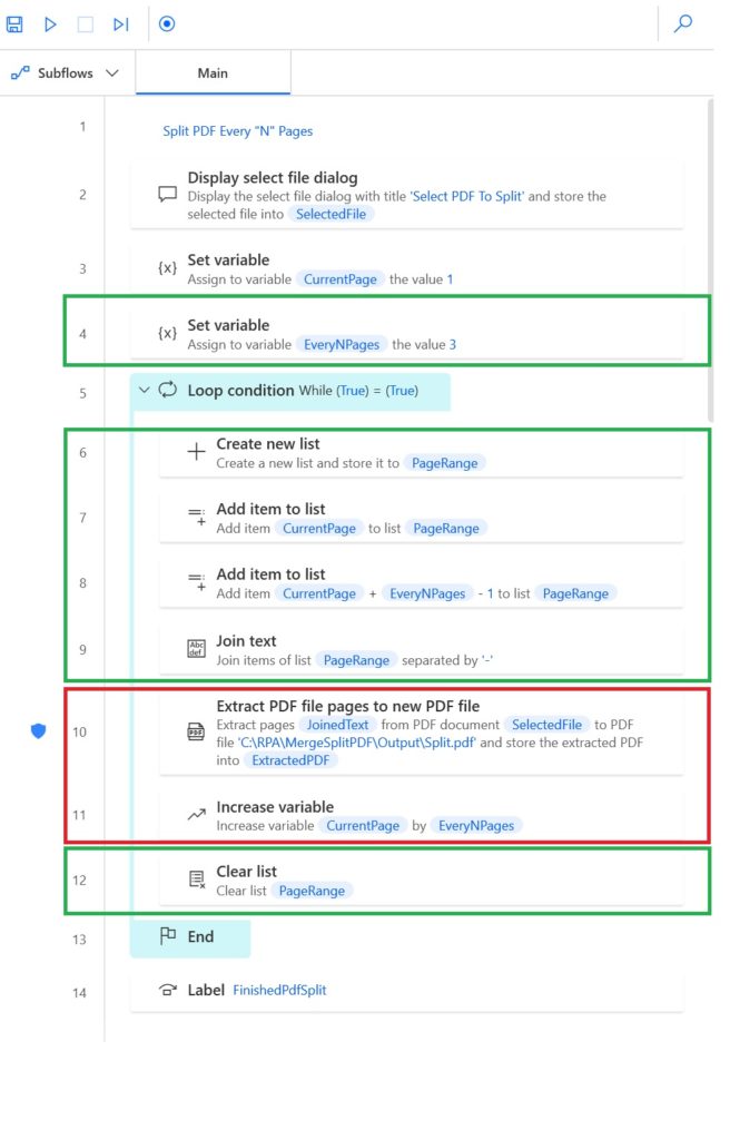 Merge & Split PDF Files With Power Automate Desktop