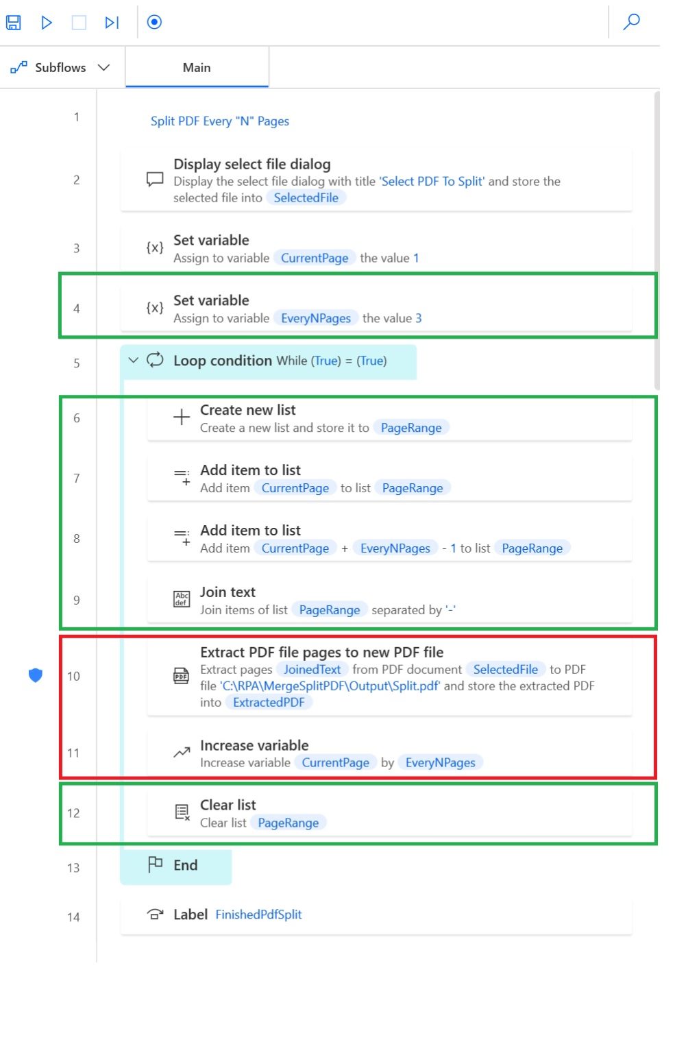 Merge & Split PDF Files With Power Automate Desktop