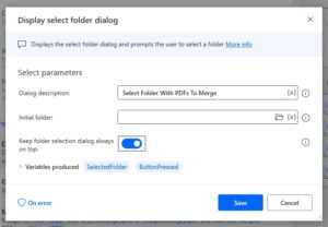 Merge & Split PDF Files With Power Automate Desktop