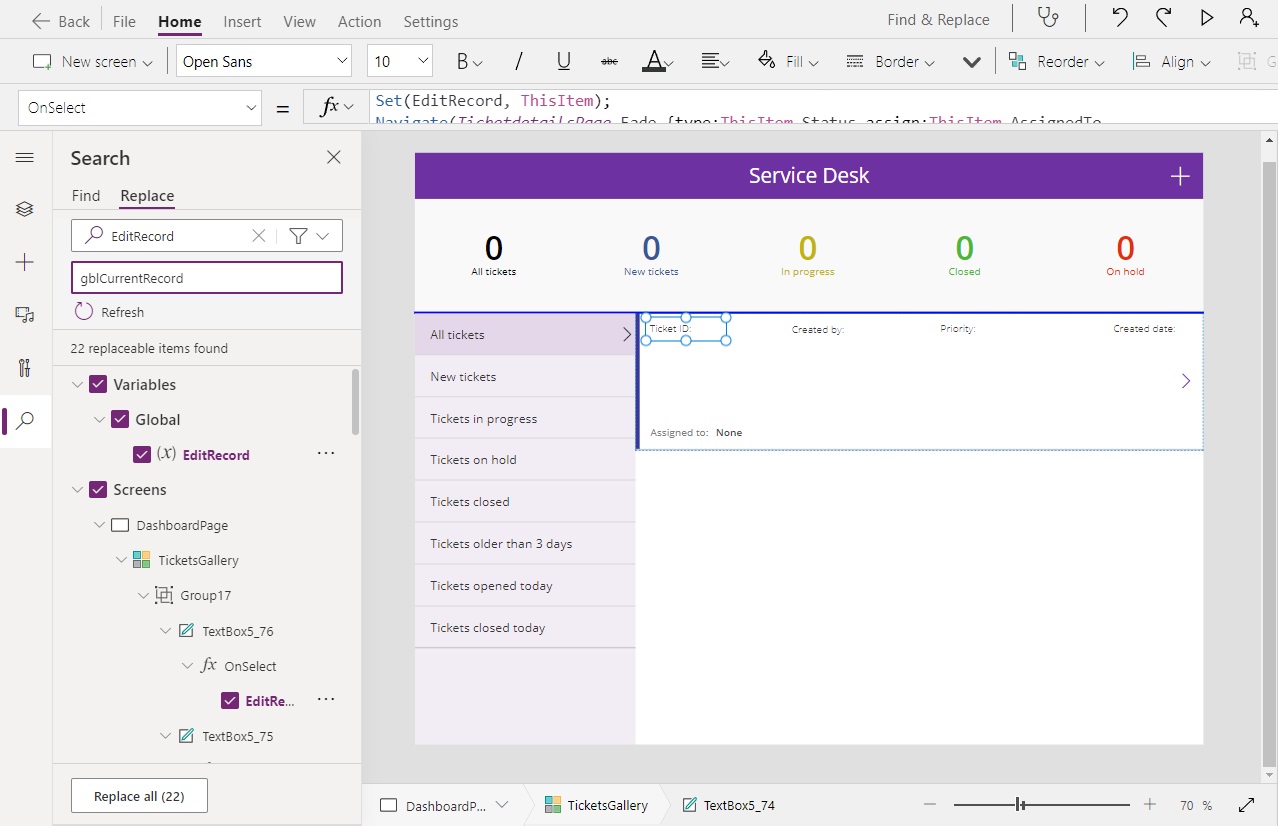 Rename Variables In Power Apps With 1-Click