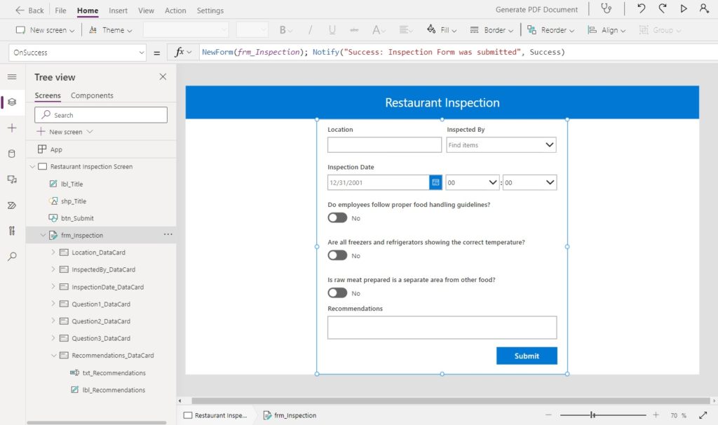 Easiest Way To Generate A PDF In Power Apps (No HTML)