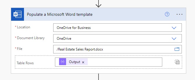 Power Automate Create Word Document With A Repeating Section