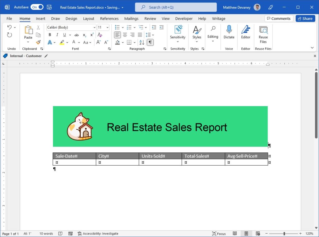 Power Automate: Create Word Document With A Repeating Section