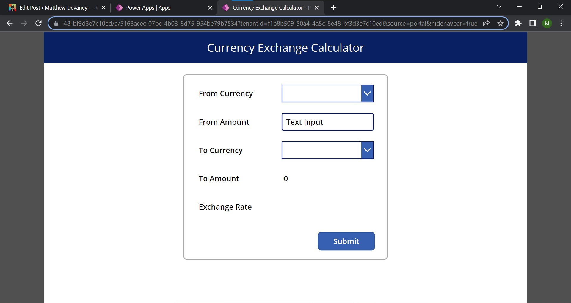 Power Apps Tip: Hide The Navigation Bar In Play Mode