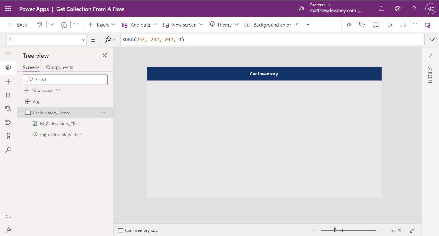 Power Apps ParseJSON Function: Get Collection From A Flow
