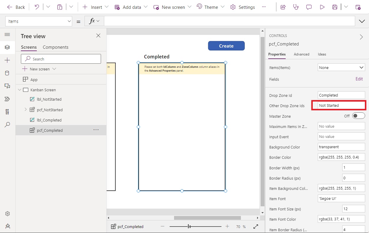 Dynamics 365 : Power Apps Drag & Drop Kanban code sample