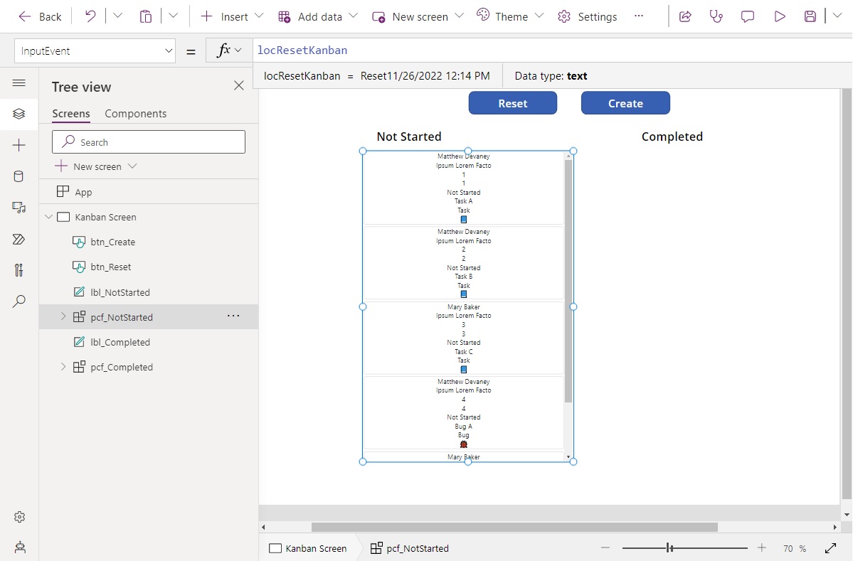 Dynamics 365 : Power Apps Drag & Drop Kanban code sample