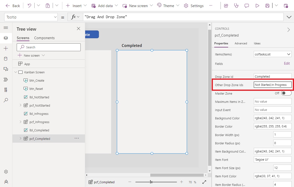 Dynamics 365 : Power Apps Drag & Drop Kanban code sample