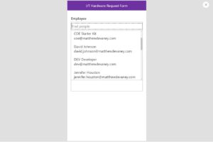 Power Apps People Picker Delegation Workaround