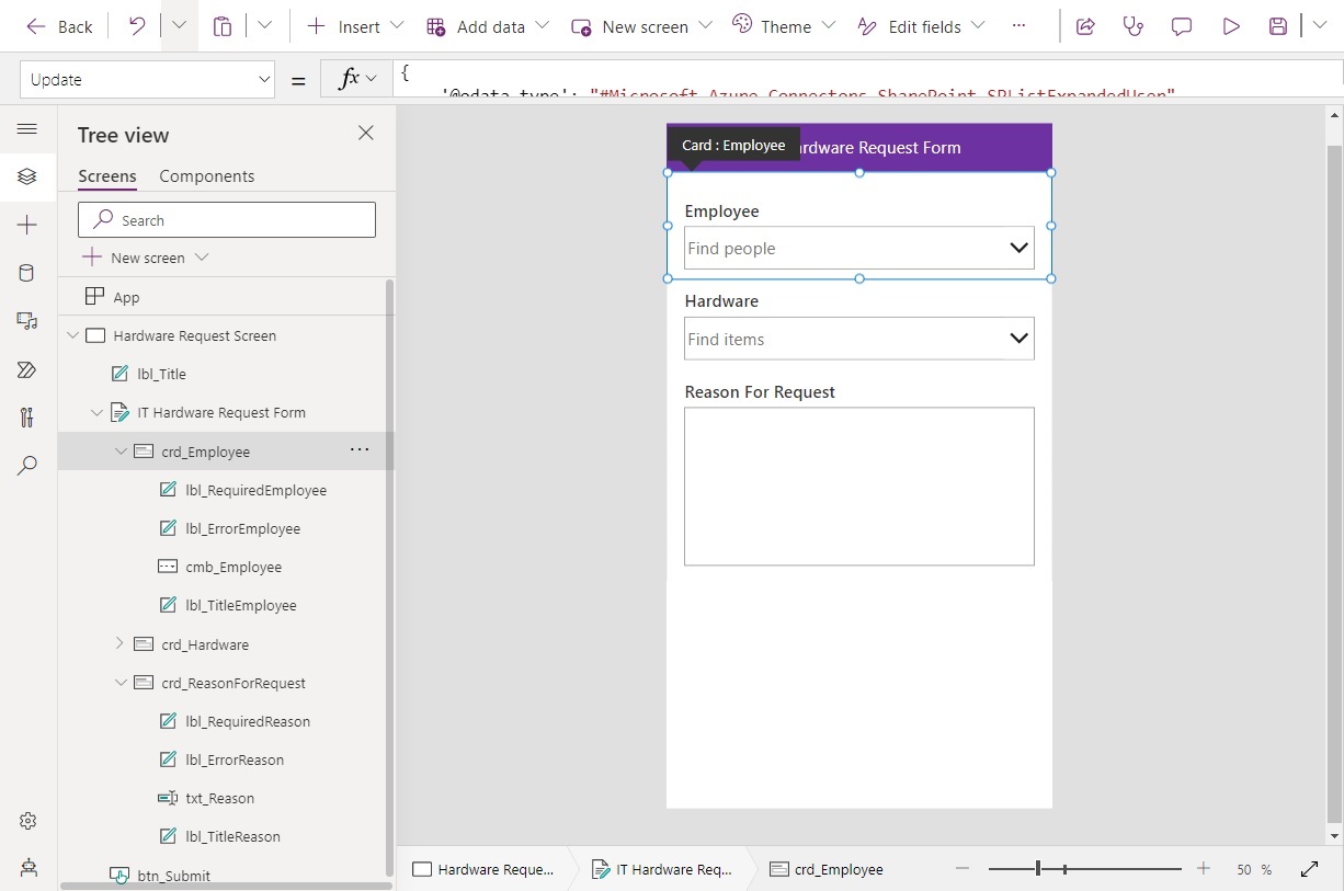 Power Apps People Picker Delegation Workaround