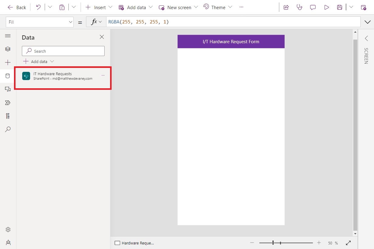 Power Apps People Picker Delegation Workaround