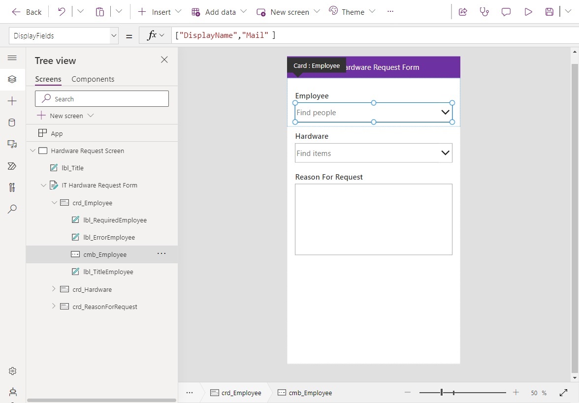 Power Apps People Picker Delegation Workaround