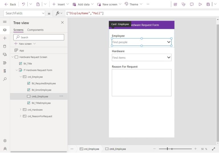 Power Apps People Picker Delegation Workaround