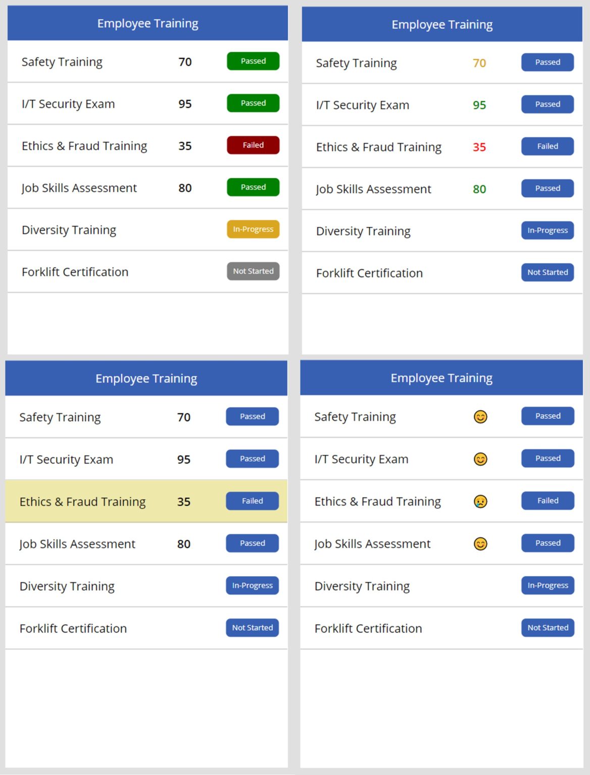 7 Power Apps Gallery Conditional Formatting Examples