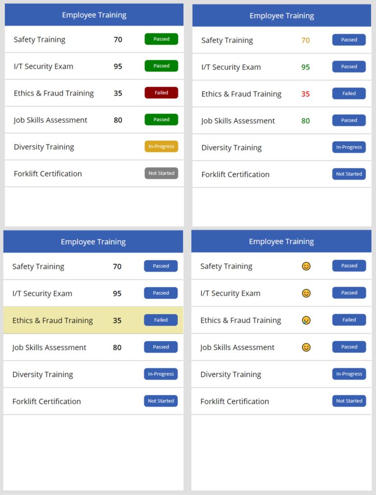 7 Power Apps Gallery Conditional Formatting Examples