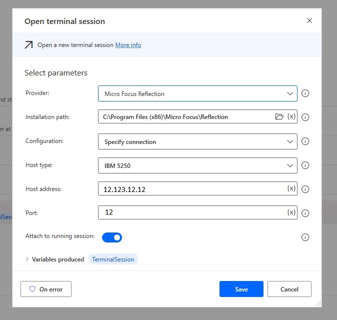 How To Run AS400 With Power Automate Desktop Terminal Actions