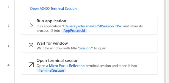 How To Run AS400 With Power Automate Desktop Terminal Actions