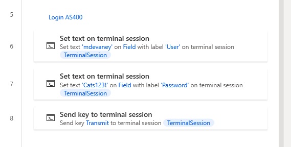 How To Run AS400 With Power Automate Desktop Terminal Actions