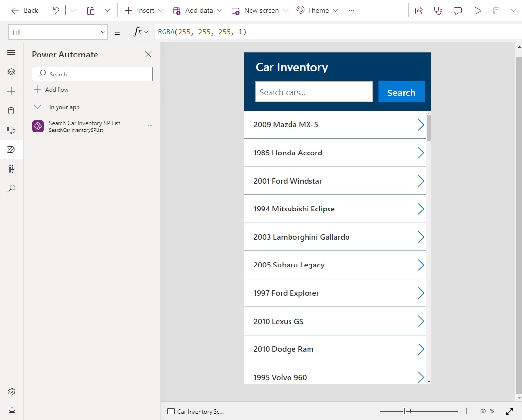 Power Apps: Search A SharePoint List (No Delegation Warning)