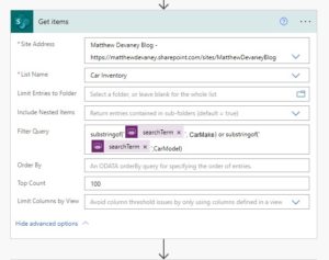 Power Apps: Search A SharePoint List (No Delegation Warning)