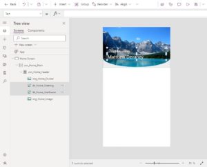 Power Apps Curved Header UI Design For Mobile Apps