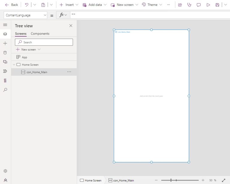 Power Apps Curved Header UI Design For Mobile Apps