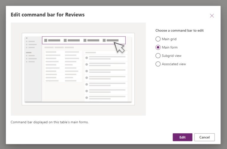 Power Apps Custom Page Modal Dialog For Model-Driven Apps