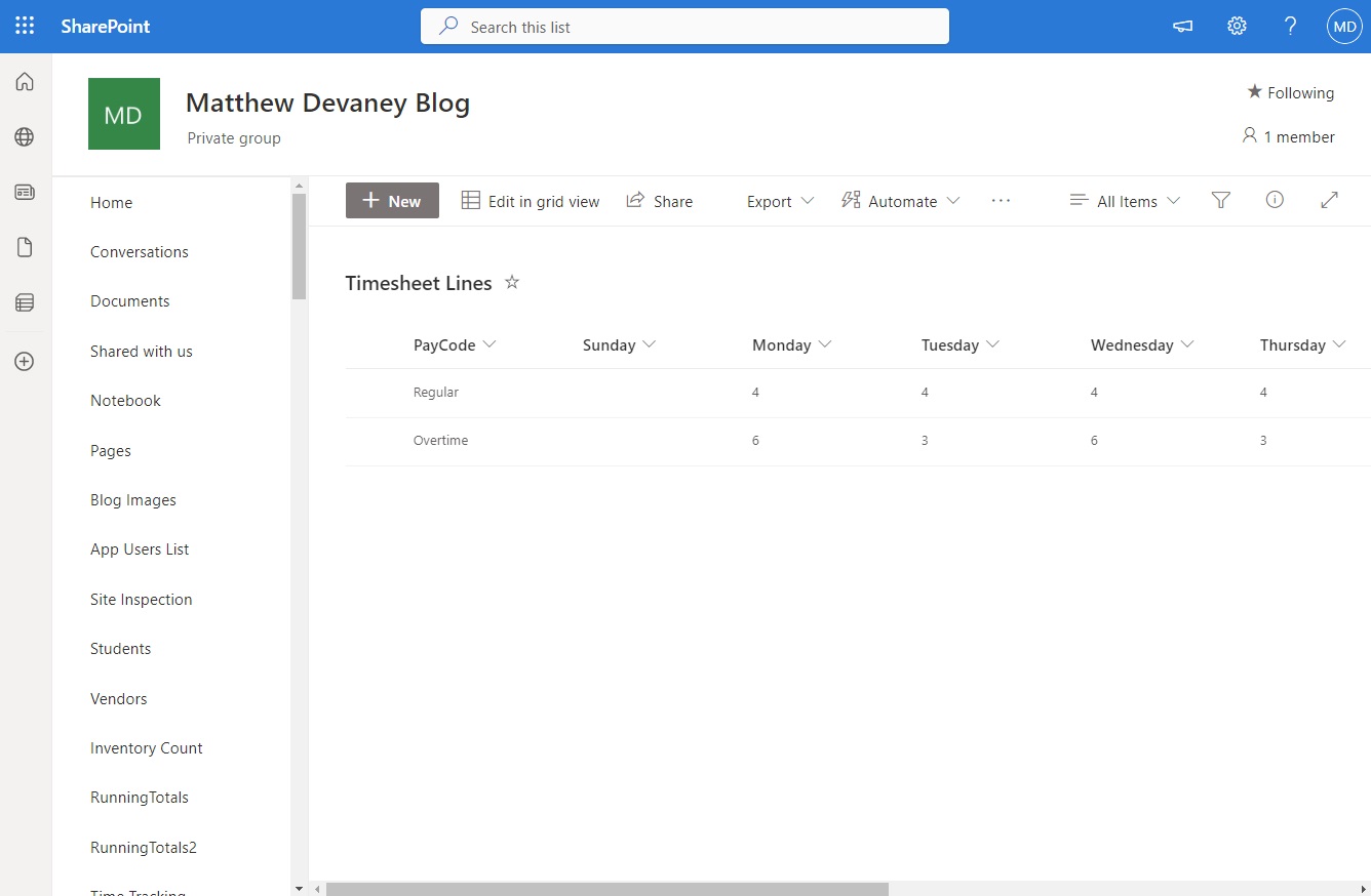 Make A Power Apps Timesheets App Part 1