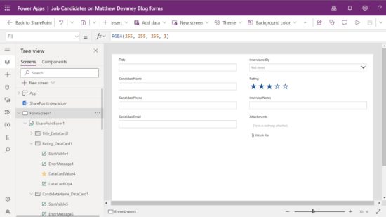 Power Apps: Customize A SharePoint List Form