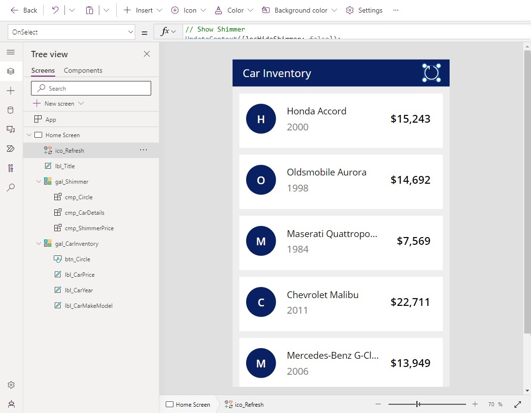 Power Apps Shimmer Control: Gorgeous Looking Loading Screens