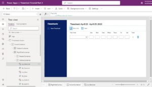 Make A Power Apps Timesheet App - Part 2