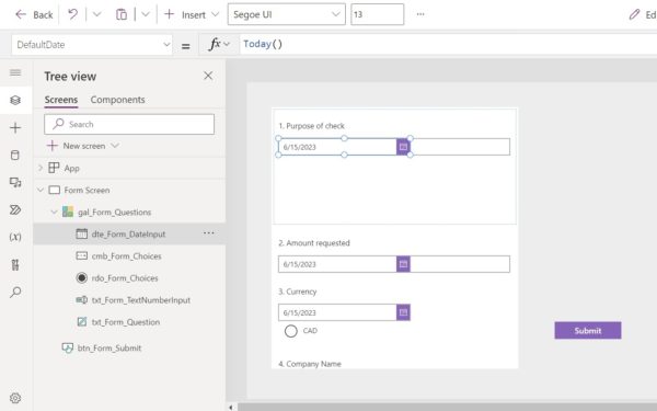 Power Apps Dynamic Forms Generate Forms From Question List