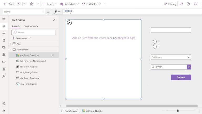 Power Apps Dynamic Forms Generate Forms From Question List