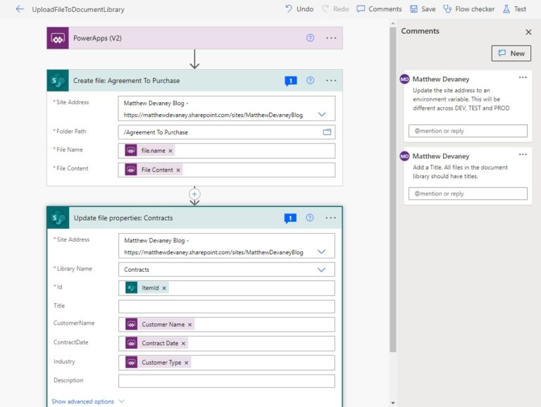 Power Automate Standards: Commenting Code