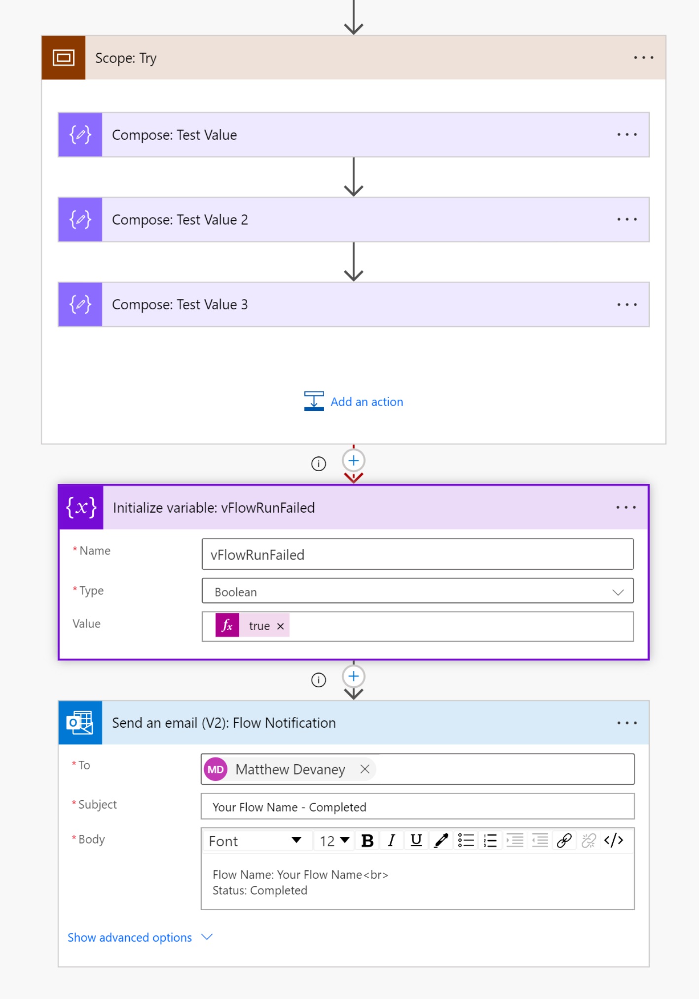 Power Automate Standards Error Handling