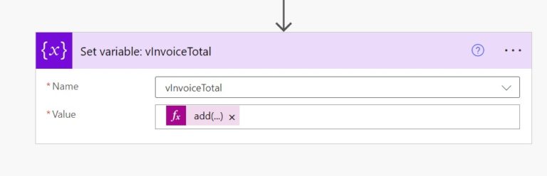 Power Automate Standards: Variables