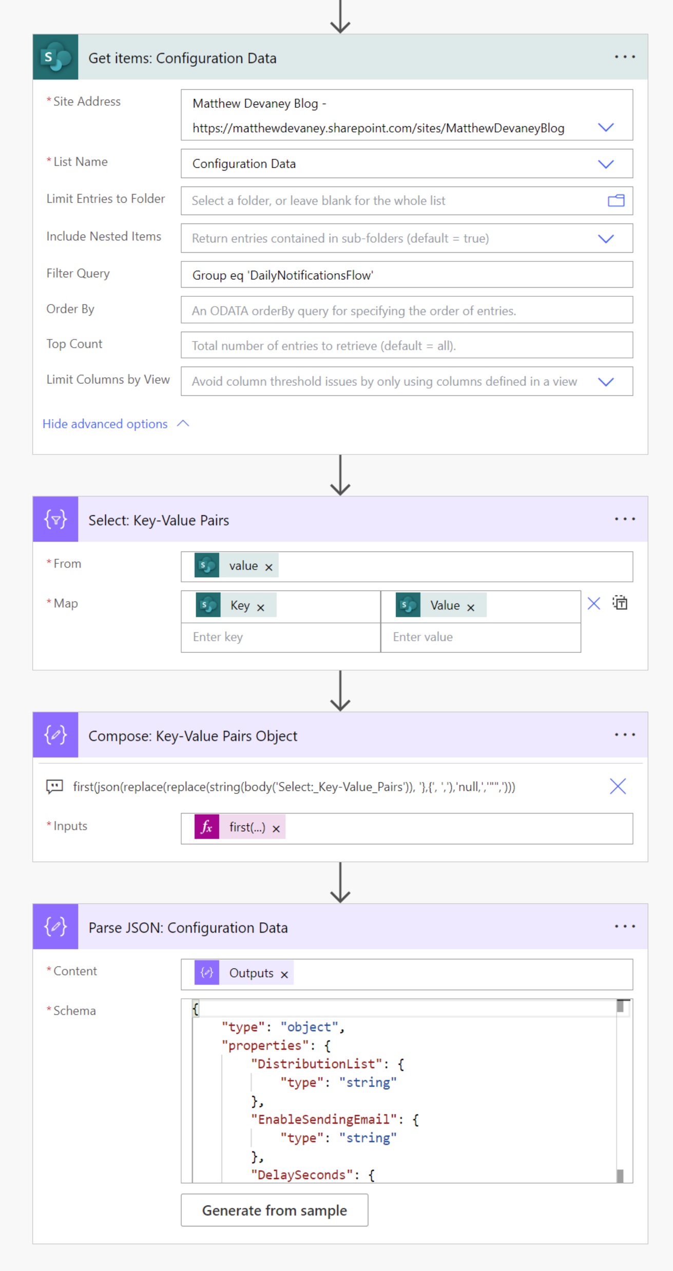 Power Automate Standards: Variables