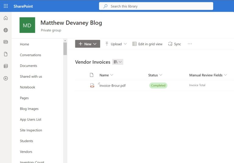 Extract Invoice Details With Power Automate And AI Builder