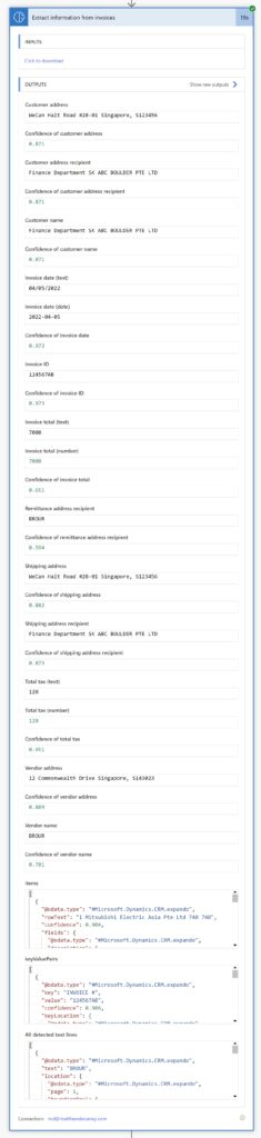 Extract Invoice Details With Power Automate And AI Builder