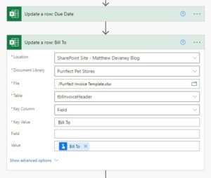 Fill-In An Excel Template With Power Automate