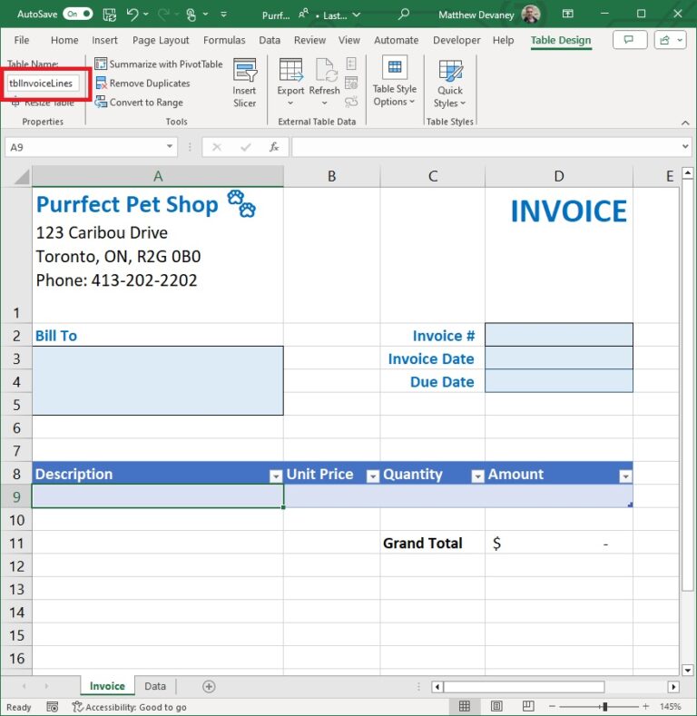 Fill-In An Excel Template With Power Automate