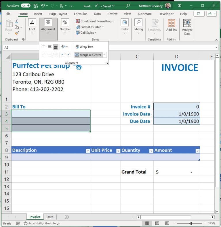 Fill-In An Excel Template With Power Automate