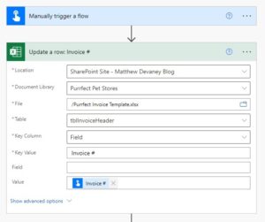 Fill-In An Excel Template With Power Automate