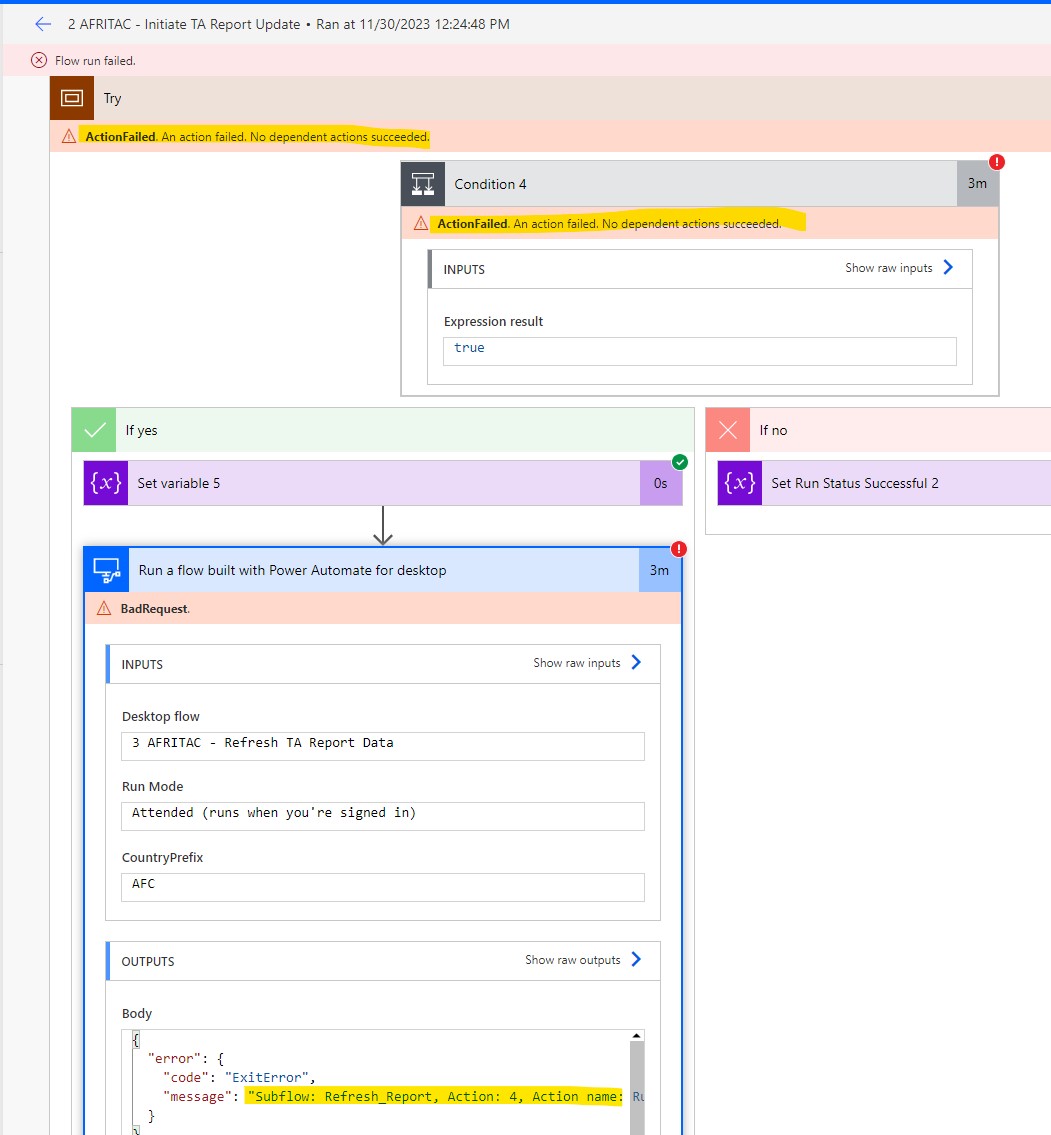 Power Automate Standards: Error-Handling