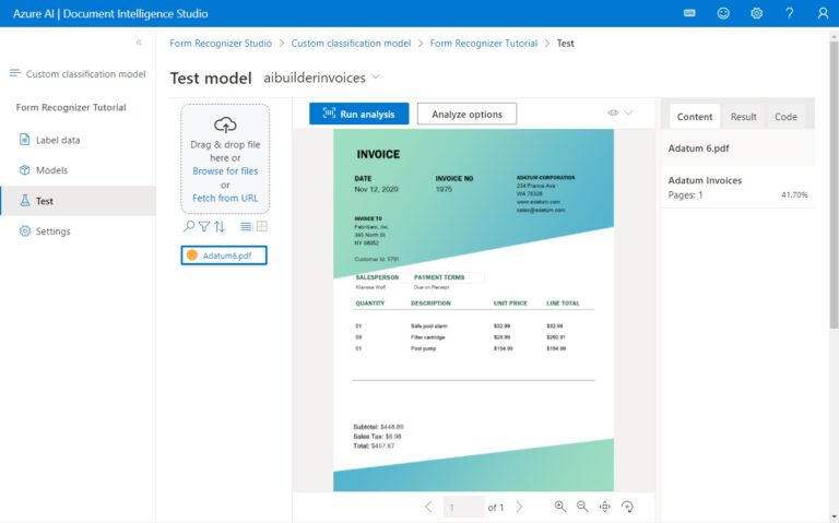 Document Classification With Power Automate And Azure AI