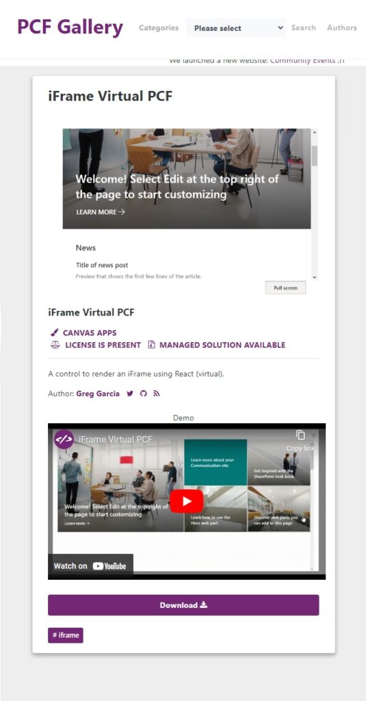 Sharepoint Document Library In A Power Apps Custom Page