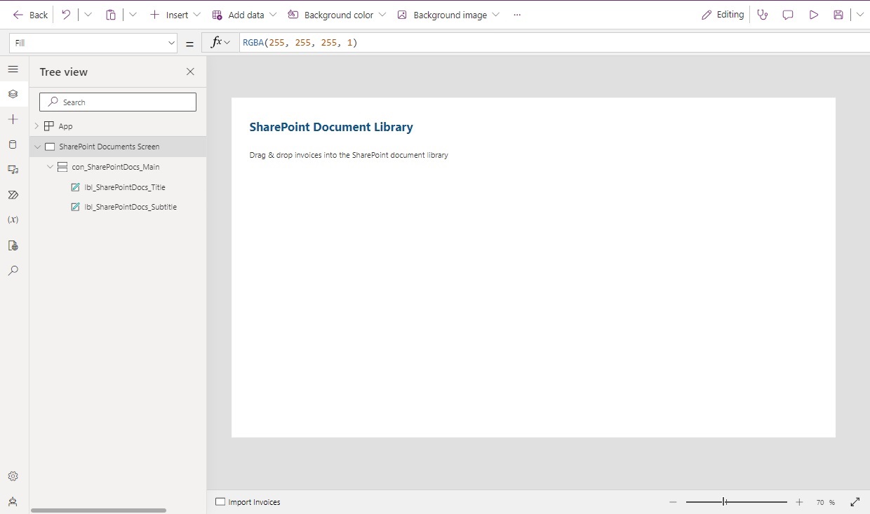 Sharepoint Document Library In A Power Apps Custom Page