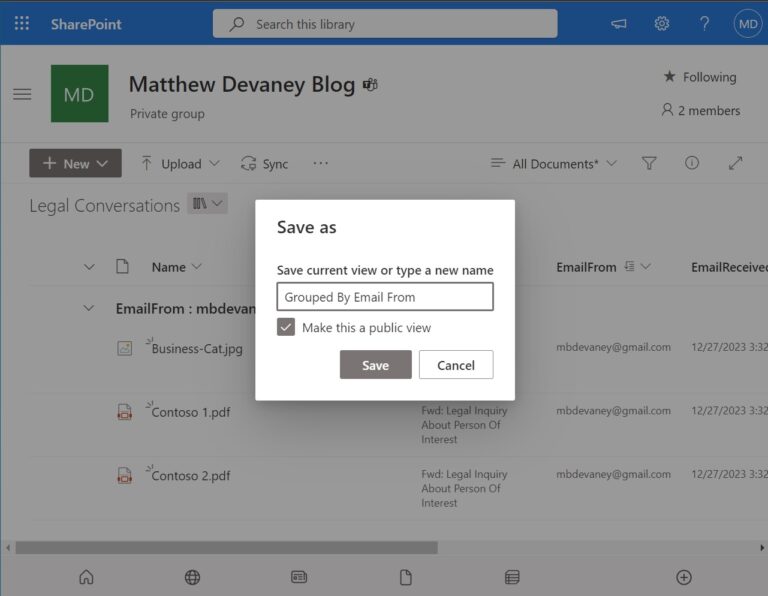 Power Automate: Save Email Attachments To SharePoint Library